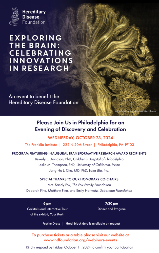Webinars/Events | Hereditary Disease Foundation